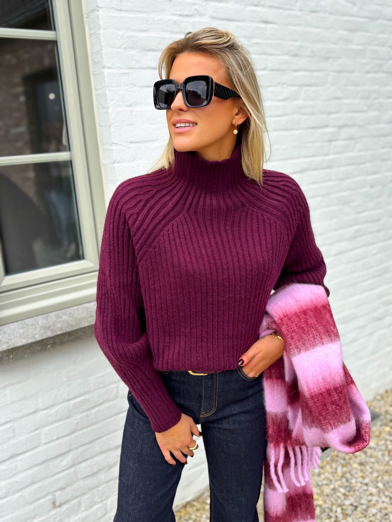 Nuage D'hiver Pull Bordeaux - Laperla Conceptstore