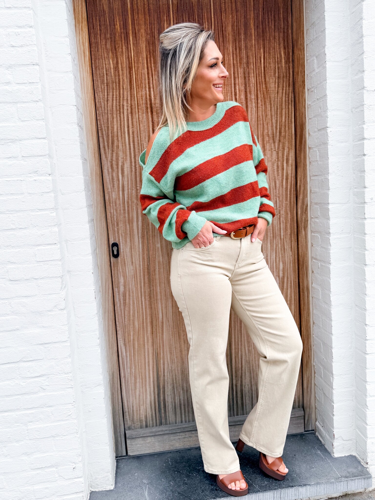 Cleo sand pants - Laperla Conceptstore