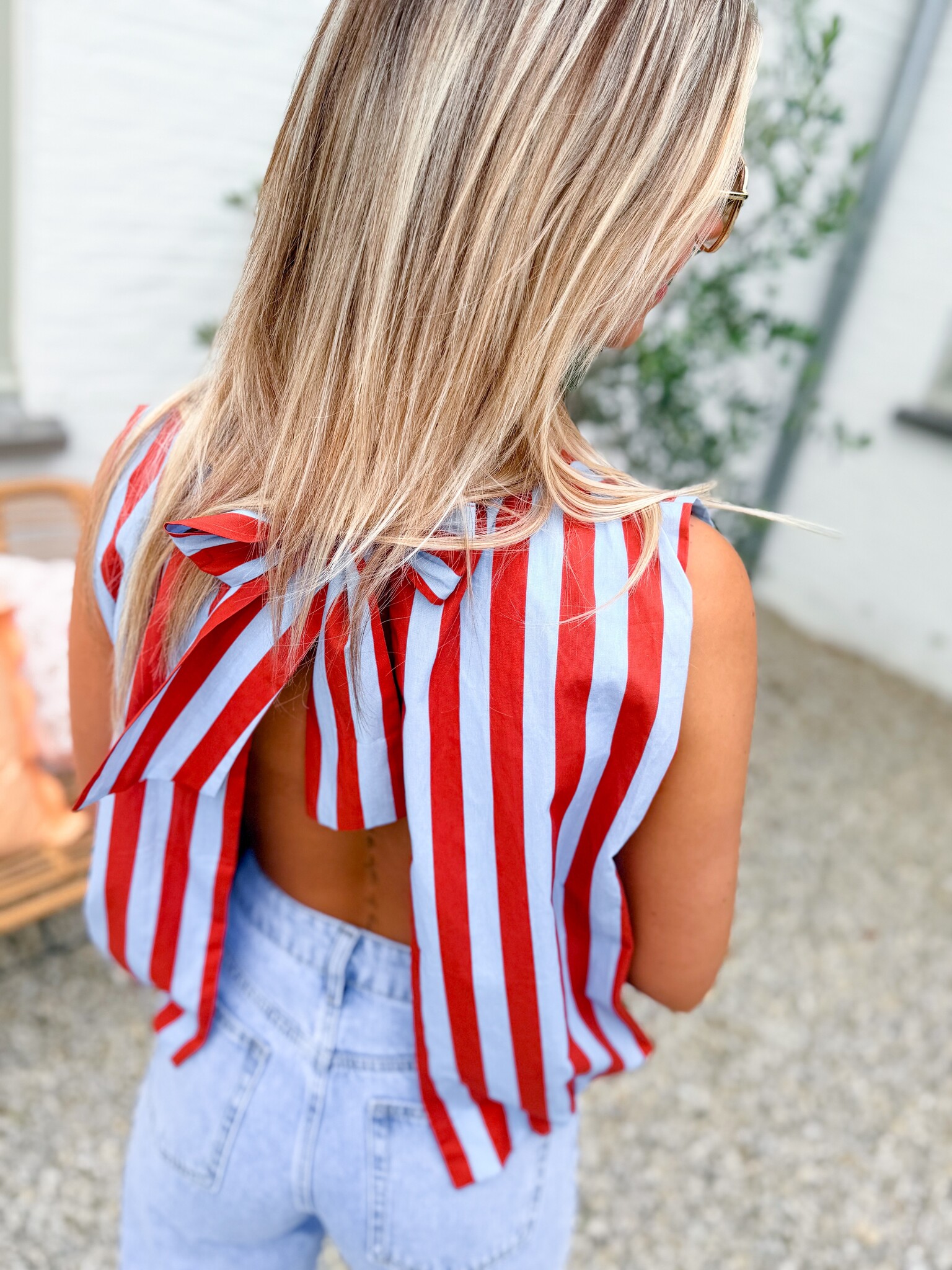 Sunset Stripe top - Laperla Conceptstore