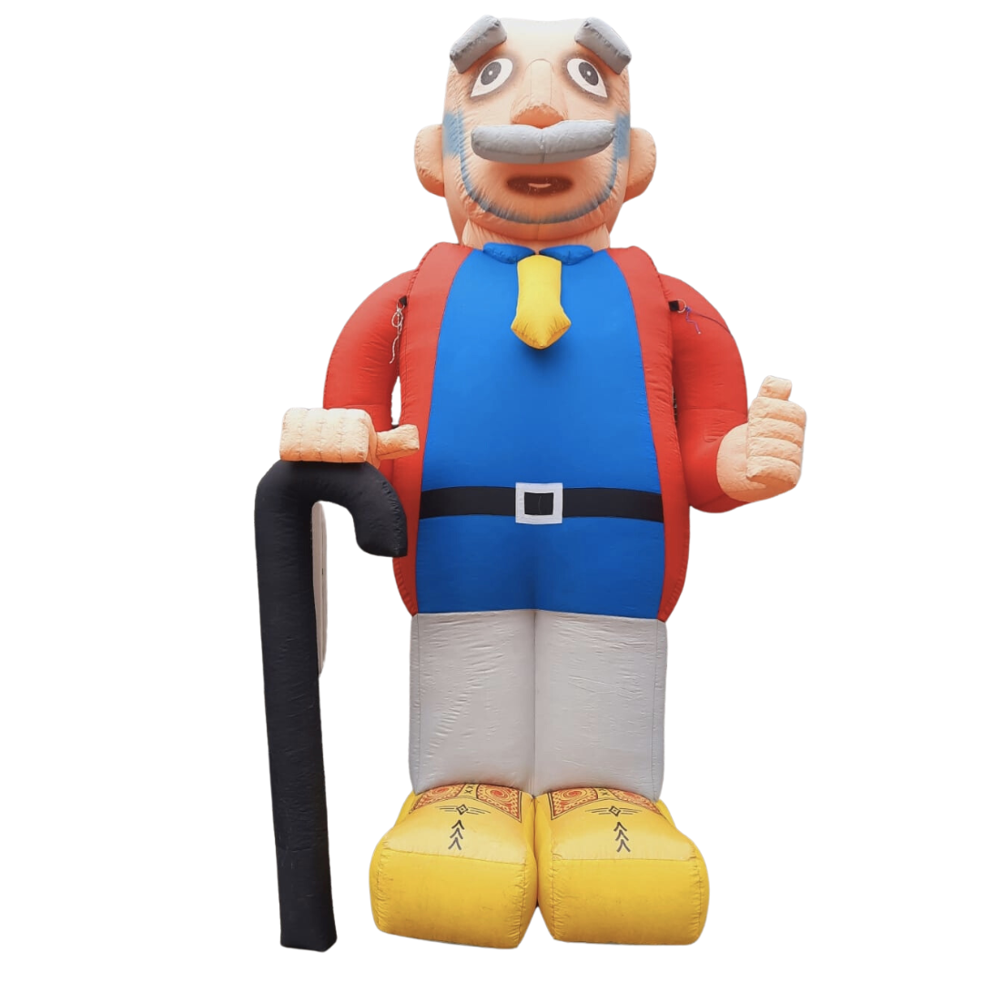 Opblaasbare pop | Verjaardag man | 3,5 meter - Ballonnendeal Nijverdal