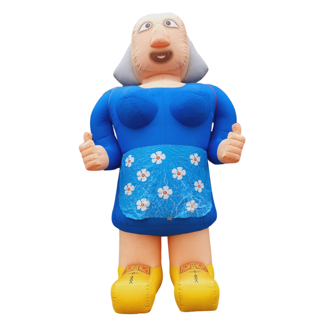 Opblaasbare pop | Verjaardag vrouw | 3,5 meter - Ballonnendeal Nijverdal