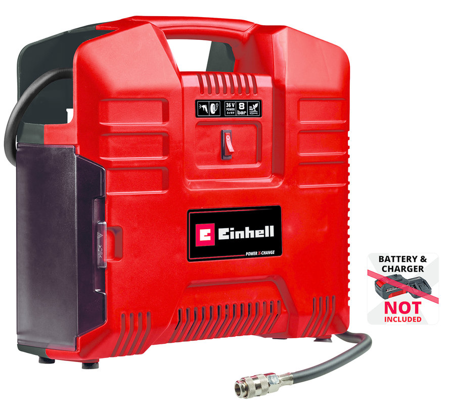 Einhell TE-AC 36/8 Li OF Set Solo Accu Compressor - Einhell