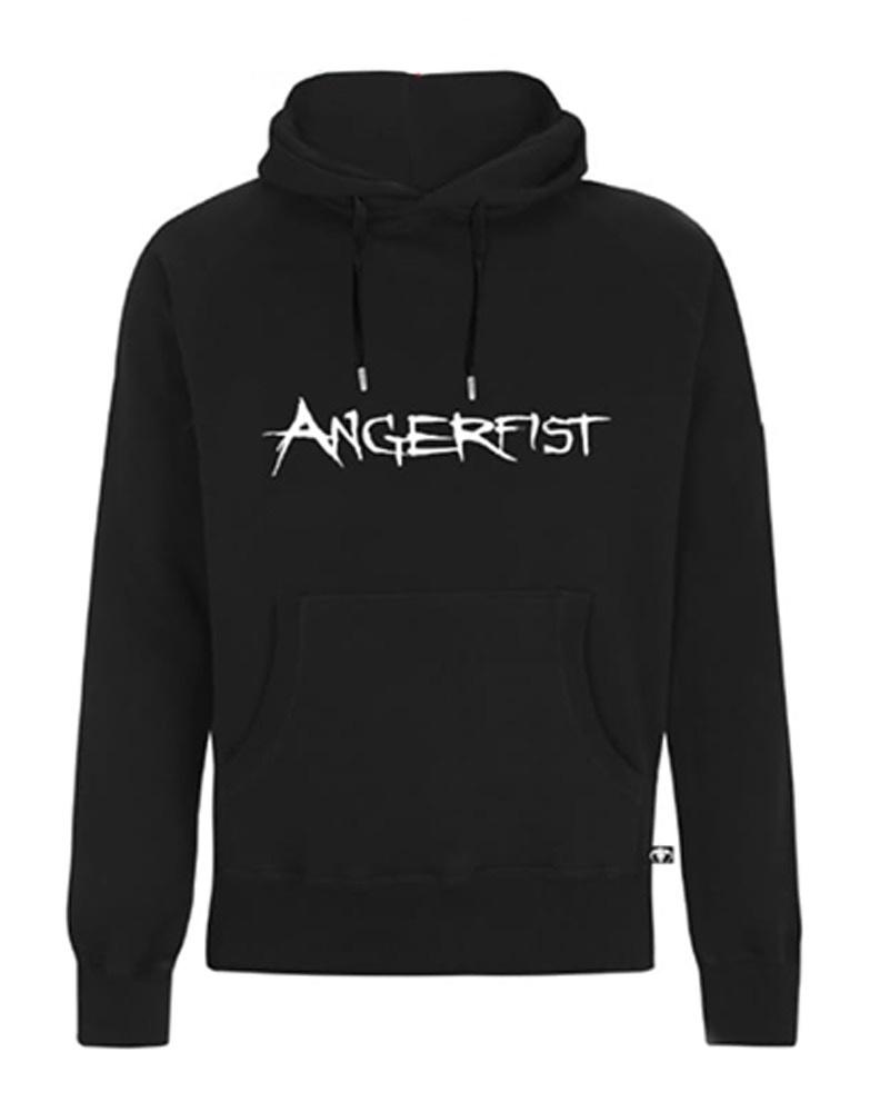 ANGERFIST BLACK HOODIE MAN - Masters of Hardcore