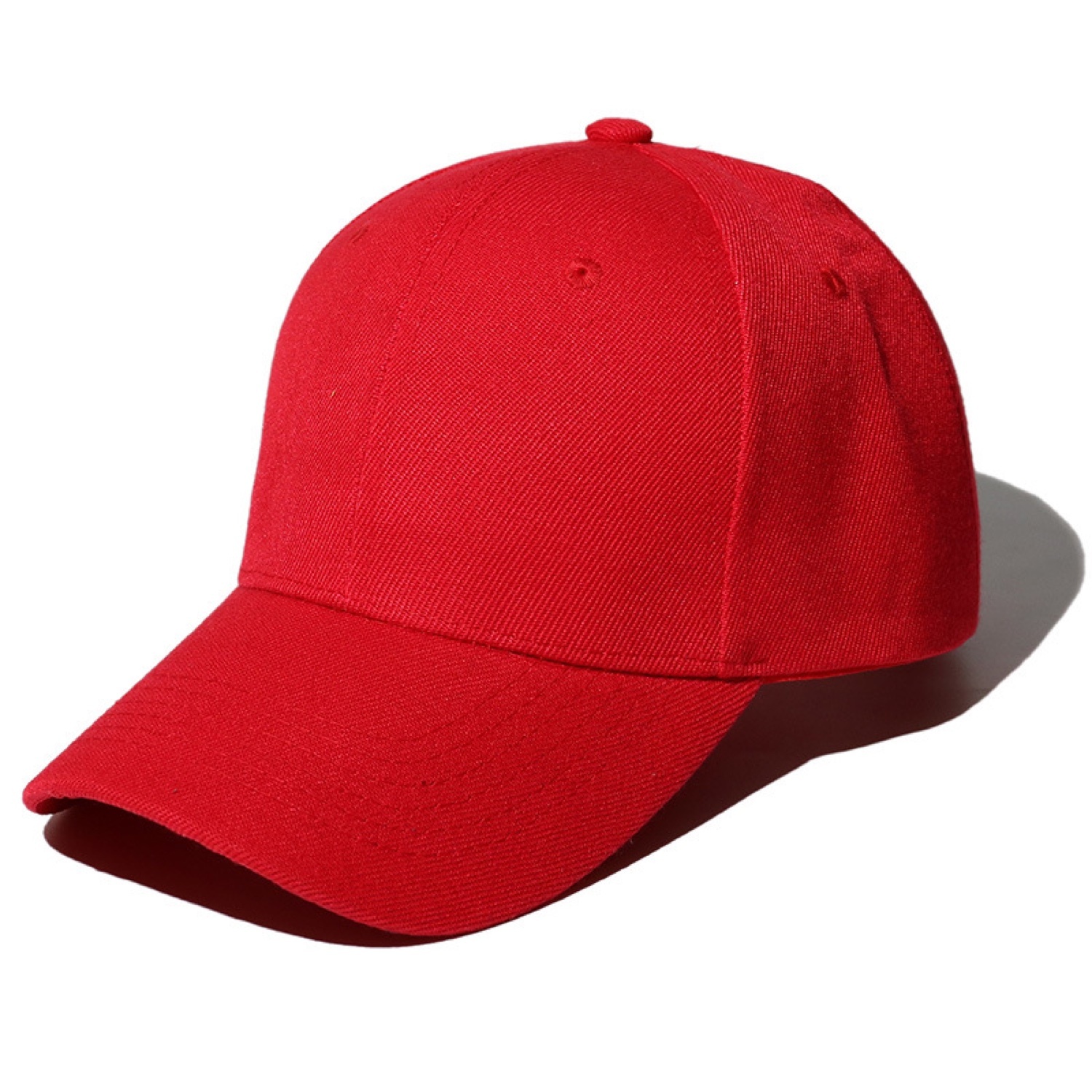 Baseball Cap - Adjustable Fit Cap - Tracker Hat - Cotton Hat - Red - Su ...
