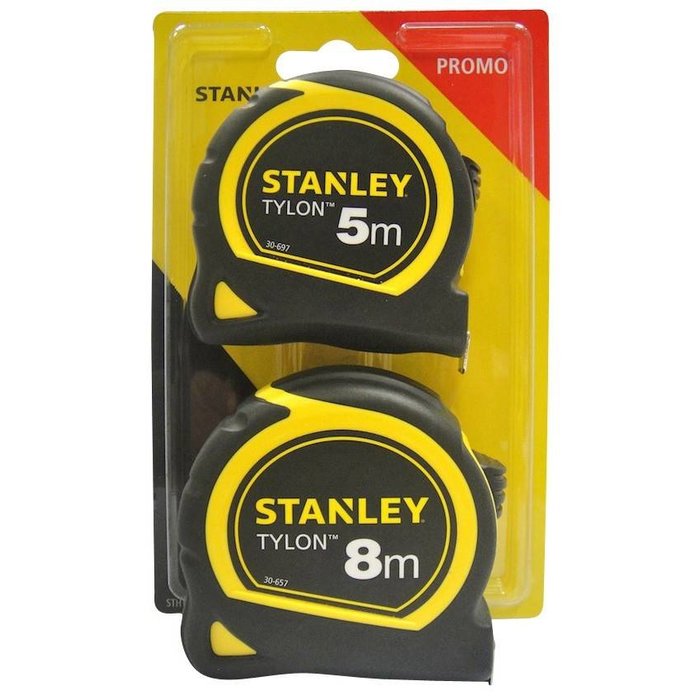 Stanley Promopack Tylon Rolbandmaat 8m + 5m | Morgen in huis - HoukemaTools
