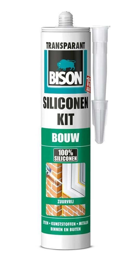 Bison siliconenkit bouw transparant - 310ml | Morgen in huis - HoukemaTools