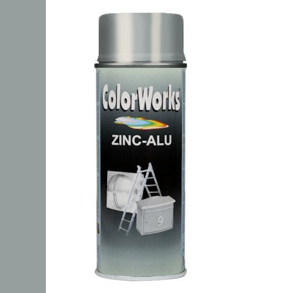 Colorworks Spuitbus Zinkspray ALU-Zink - 400ML - HoukemaTools