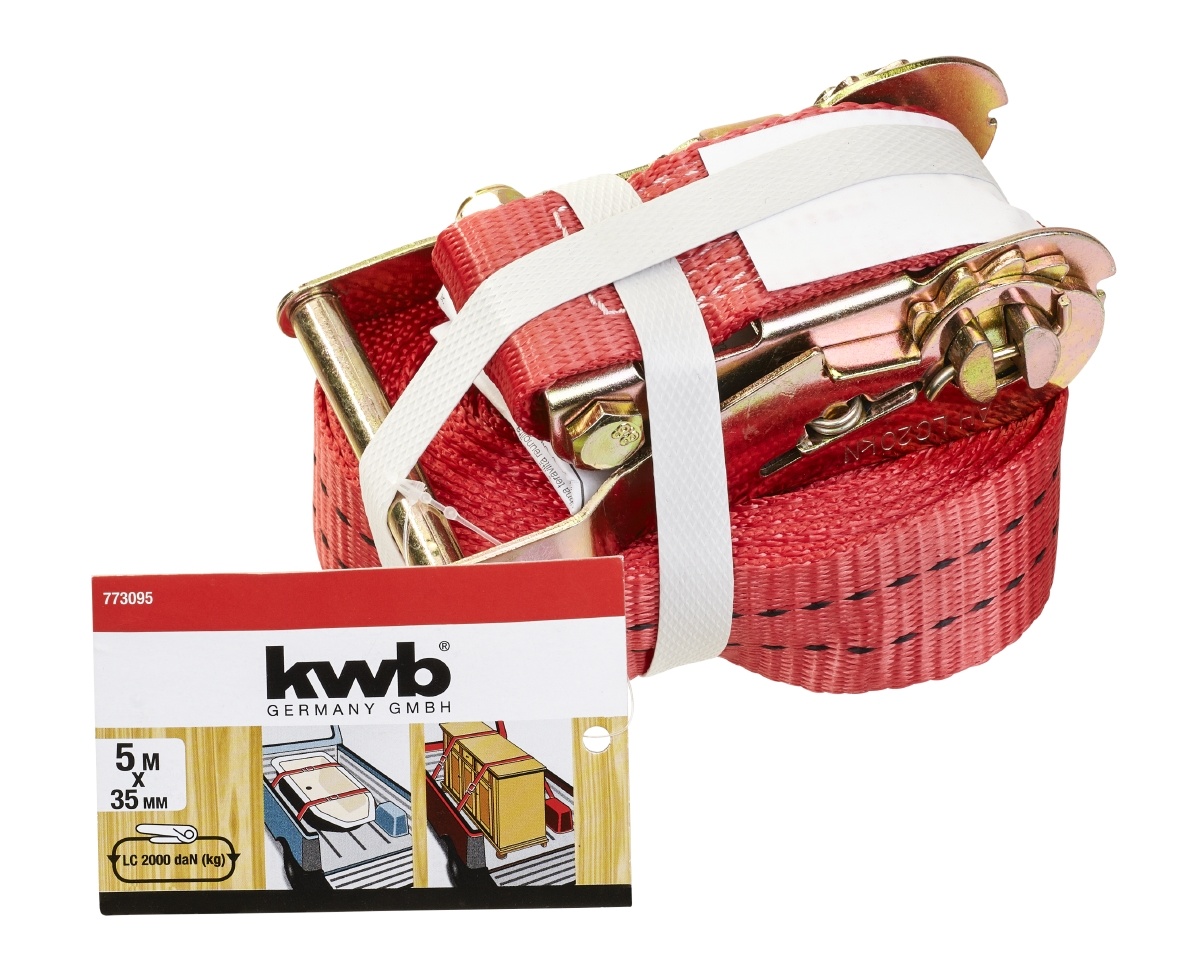 KWB Spanband Met Ratel 5m x 35mm - HoukemaTools