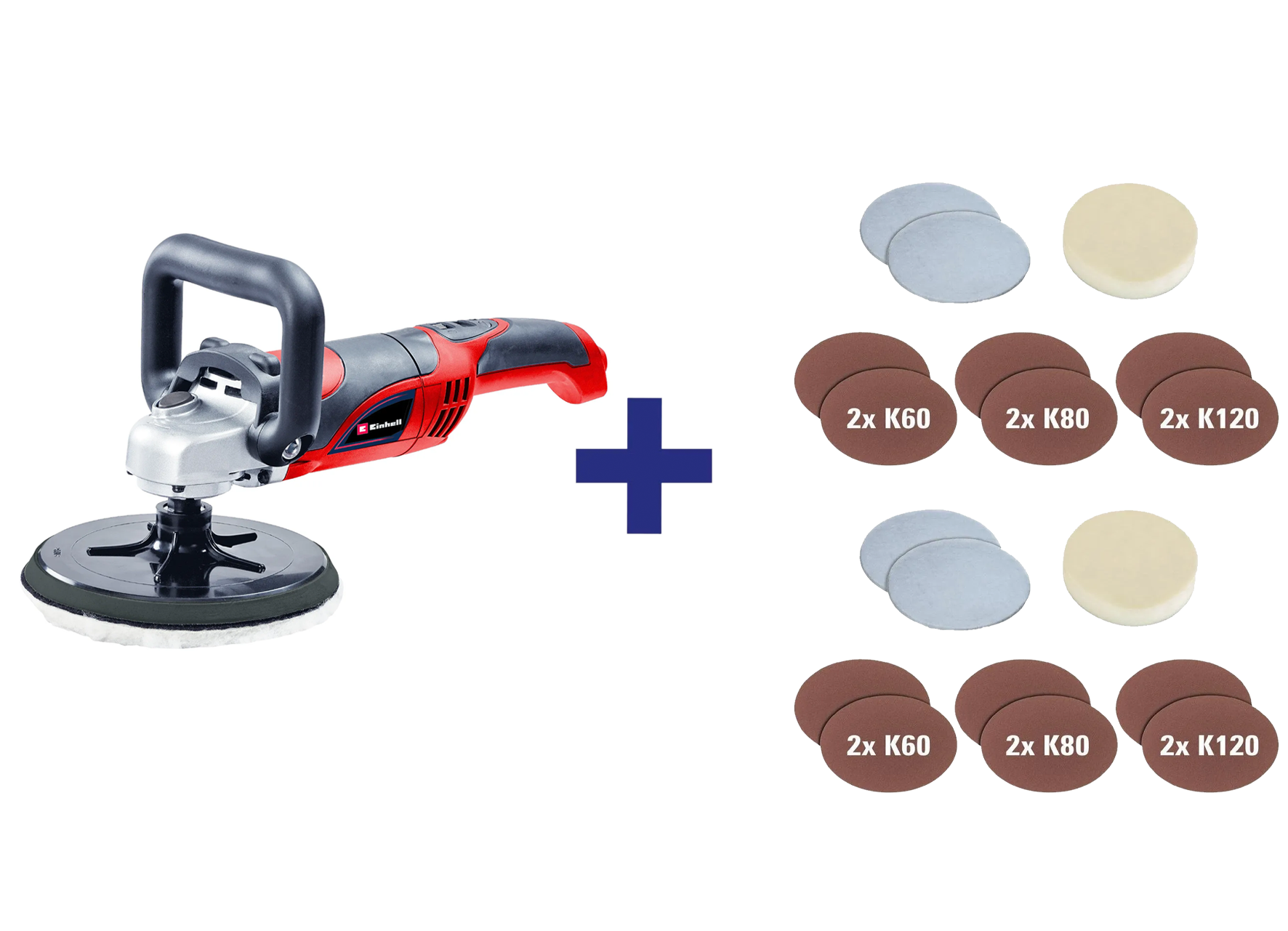 Einhell Polijst- en schuurmachine CC-PO 1100/1E | Gratis poetsset ...