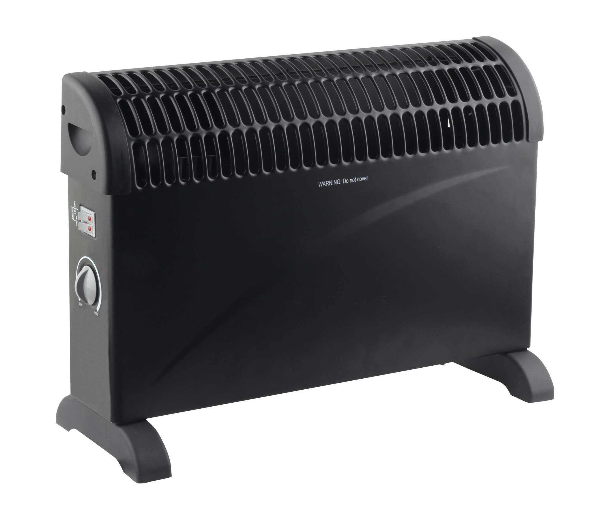 Convector heater 750/1250/2000W middel zwart - HoukemaTools