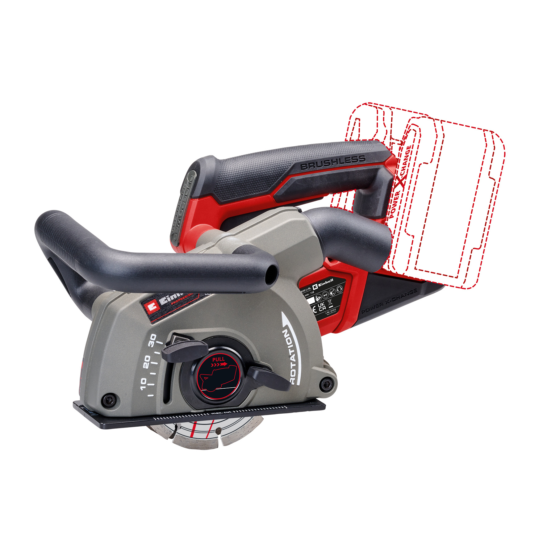 Einhell Professional TP-MA 36/30 Li BL Solo - Accu Muurfrees - PXC ...