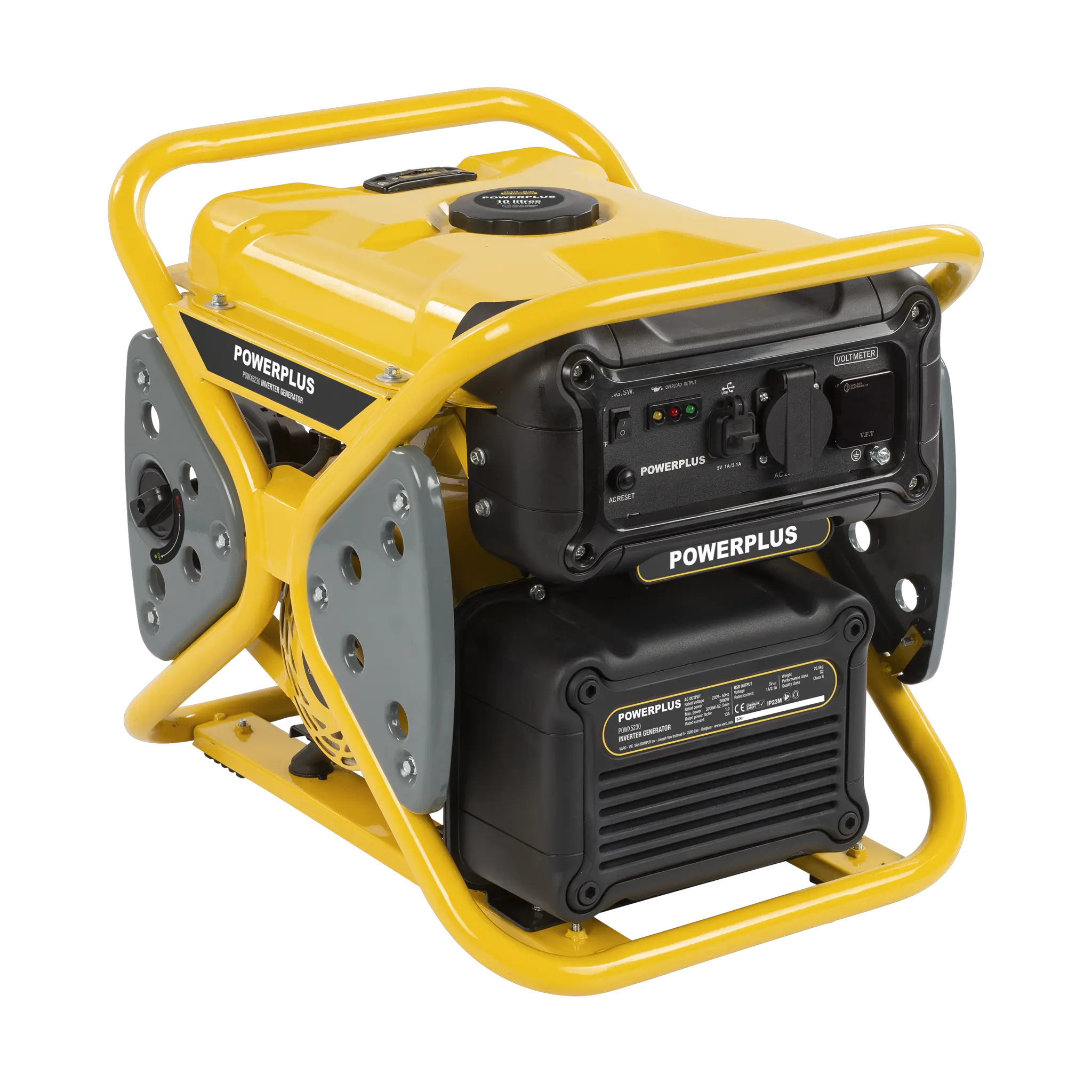 Powerplus Inverter Generator 3200W – Benzine - HoukemaTools