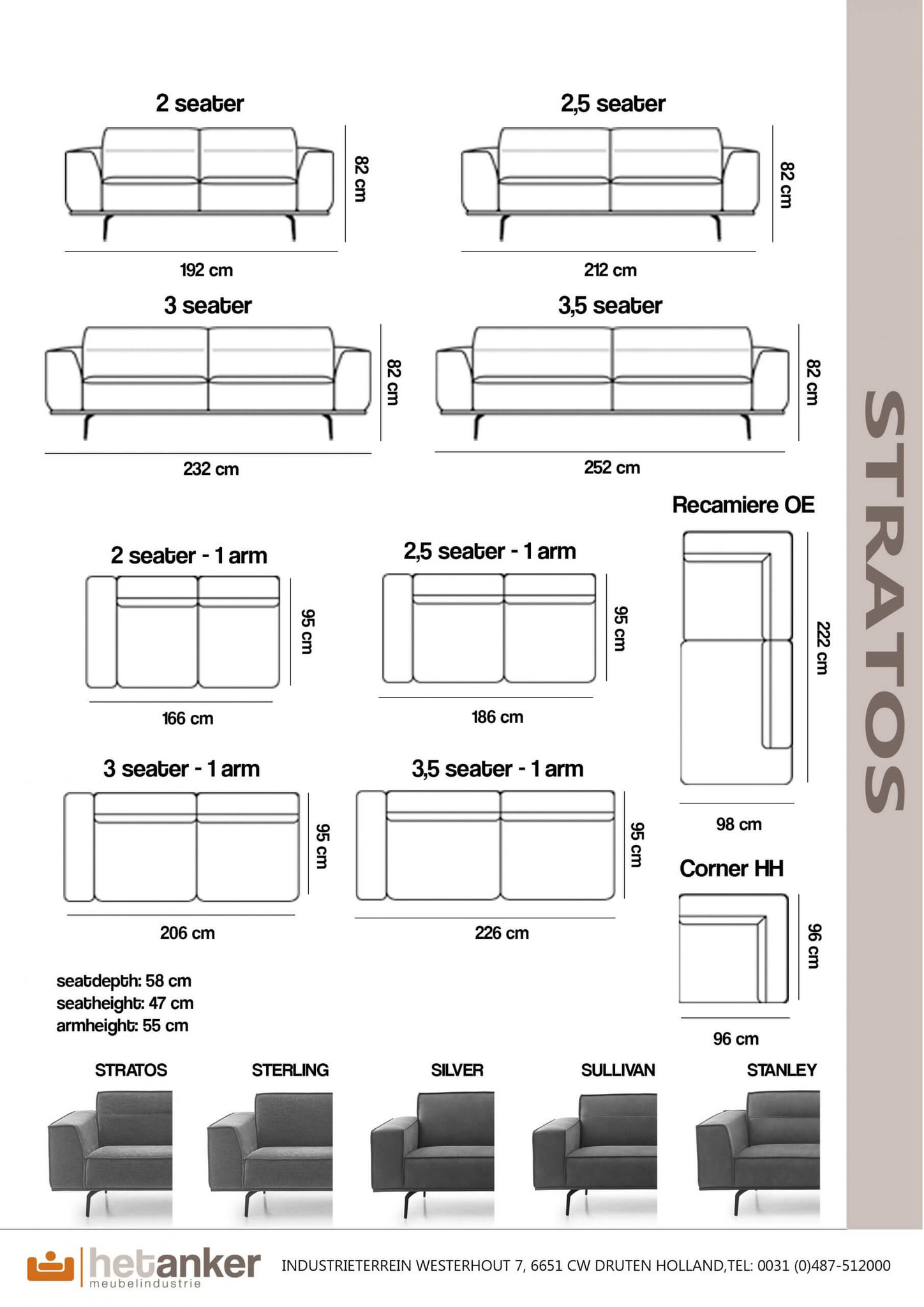 Bank Stratos - Vele opstellingen en kleuren mogelijk - De Woon Winkel