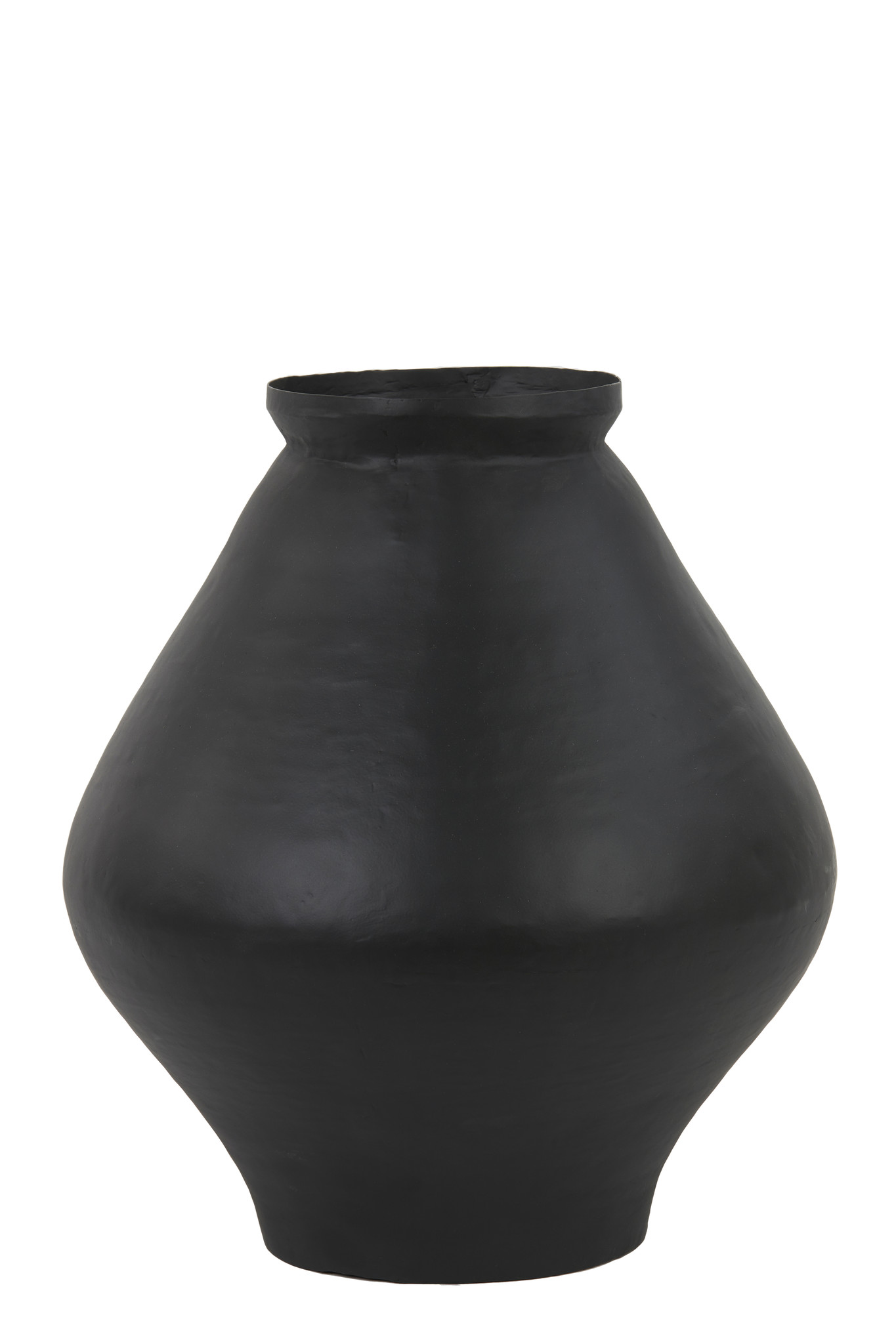Vaas deco YABITA mat zwart - 2 maten - De Woon Winkel