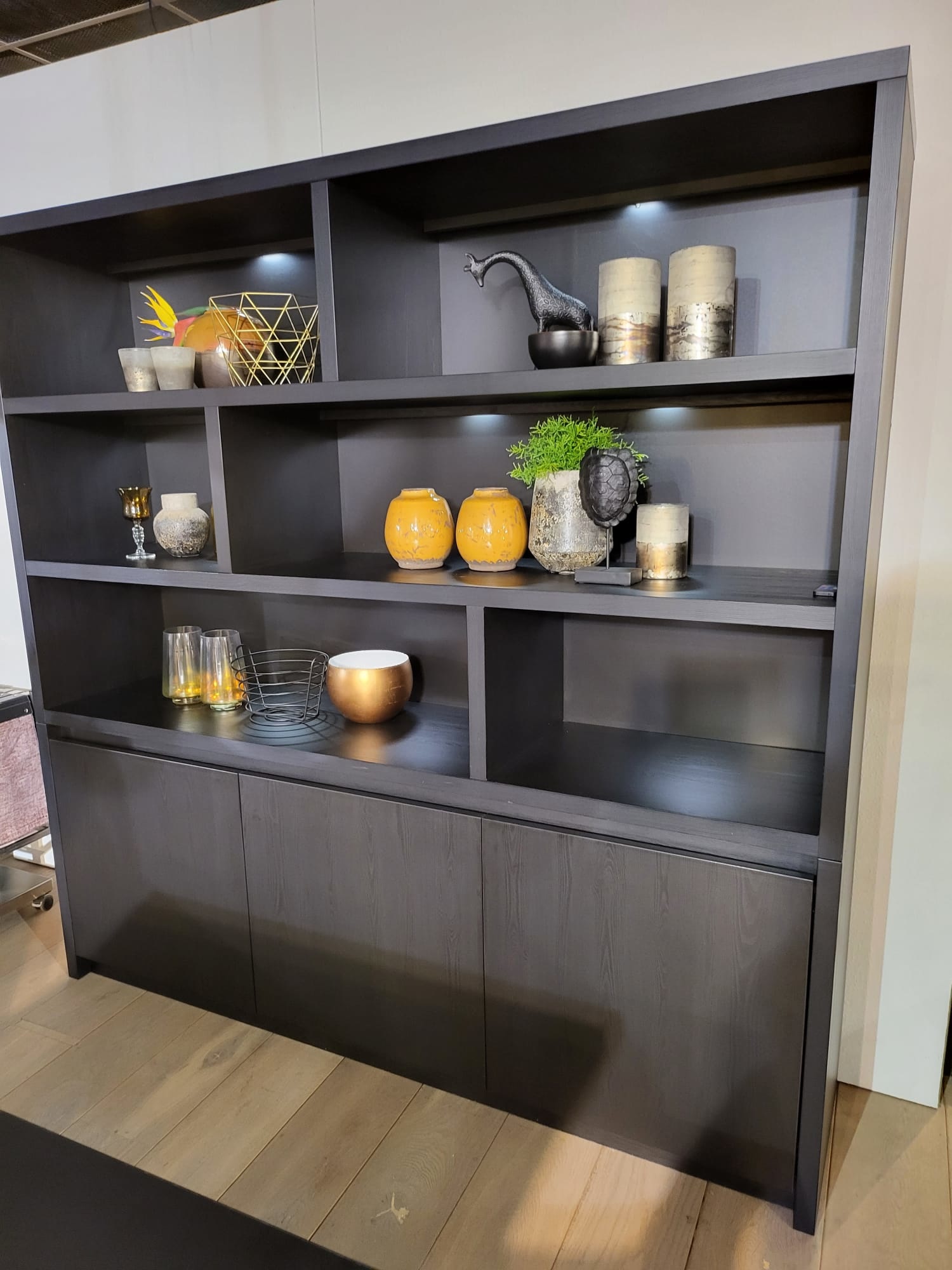 Wandkast Milanello 3 deurs en 6 open vakken * Gratis thuisbezorgd - De ...