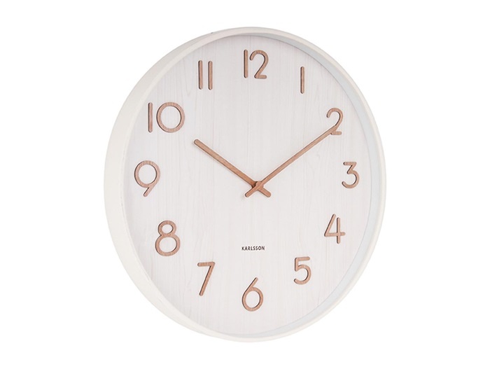 Wandklok Pure Large wit - Gratis thuisbezorgd - De Woon Winkel