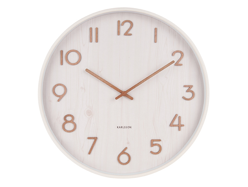Wandklok Pure Large wit - Gratis thuisbezorgd - De Woon Winkel