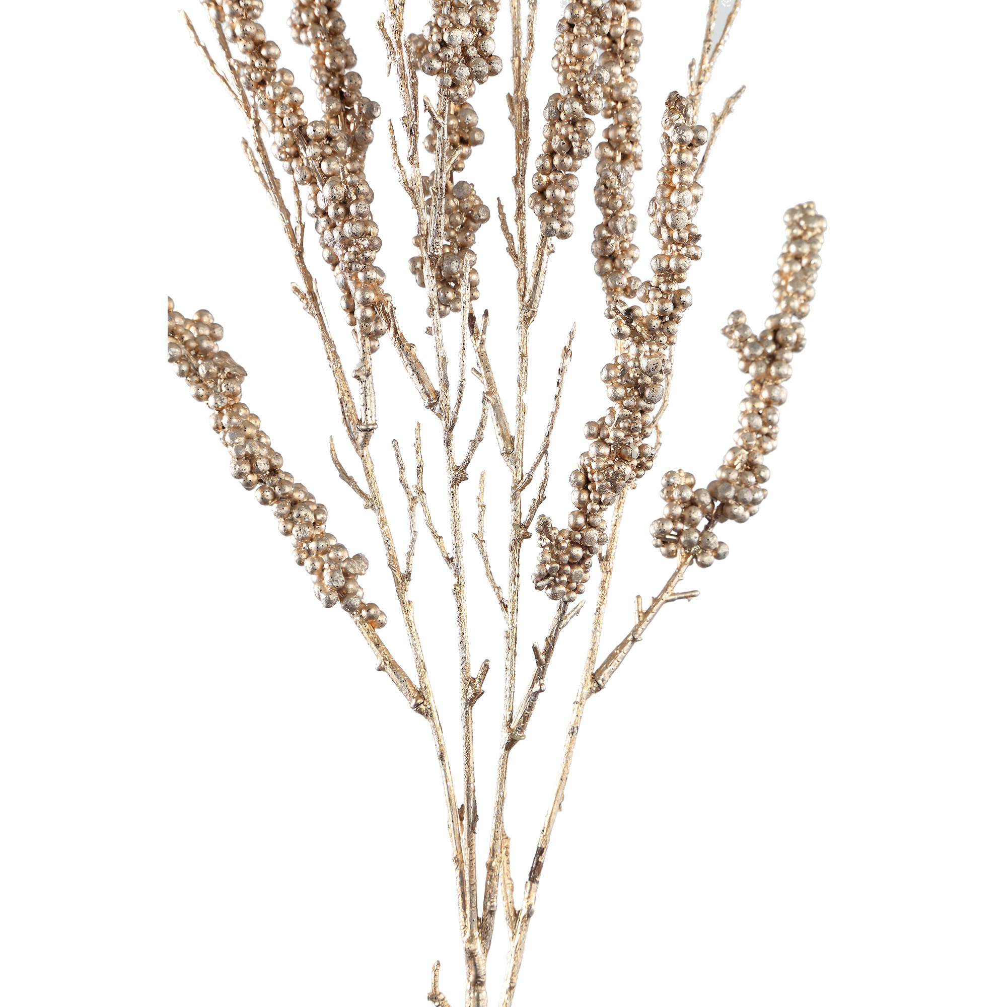 Kunsttak Berry Plant gold berry spray - De Woon Winkel