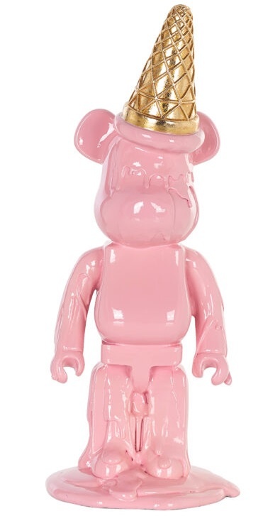 Deco object icebear roze (Pink) - De Woon Winkel