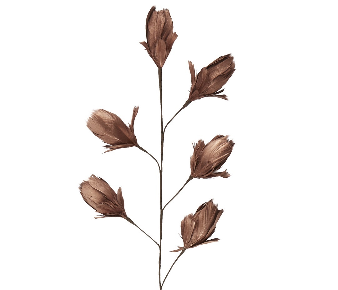 Ornament 6 bloemen 90 cm TULIP koper - De Woon Winkel