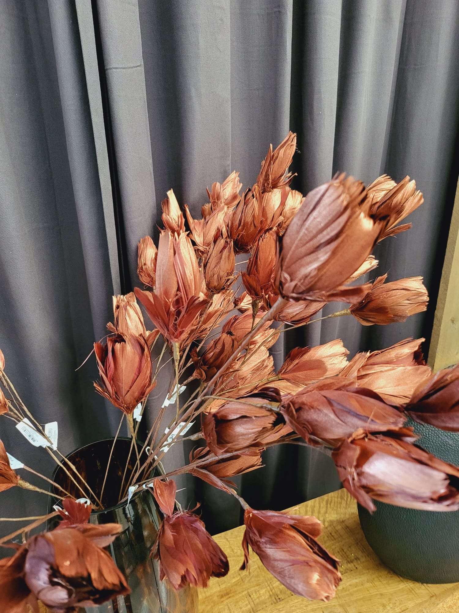 Ornament 6 bloemen 90 cm TULIP koper - De Woon Winkel