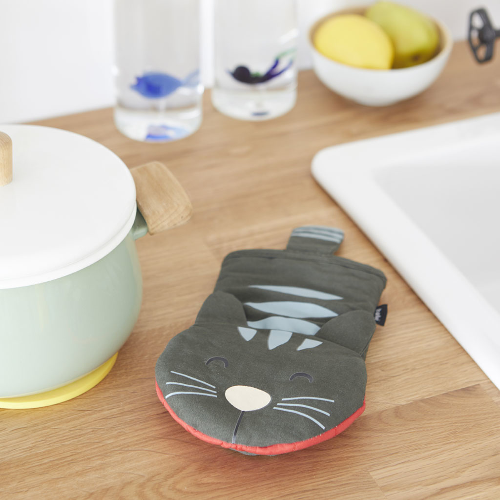Ovenwant Meow! Grijs - De Woon Winkel