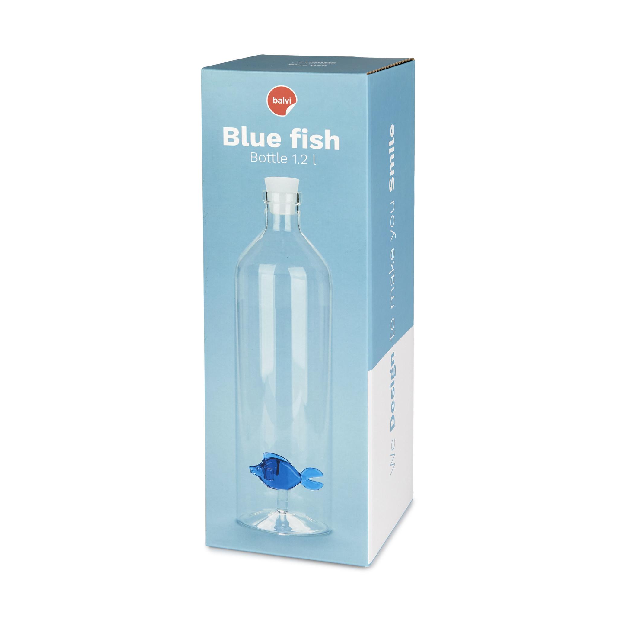 Waterfles Atlantis Blue Fish - De Woon Winkel