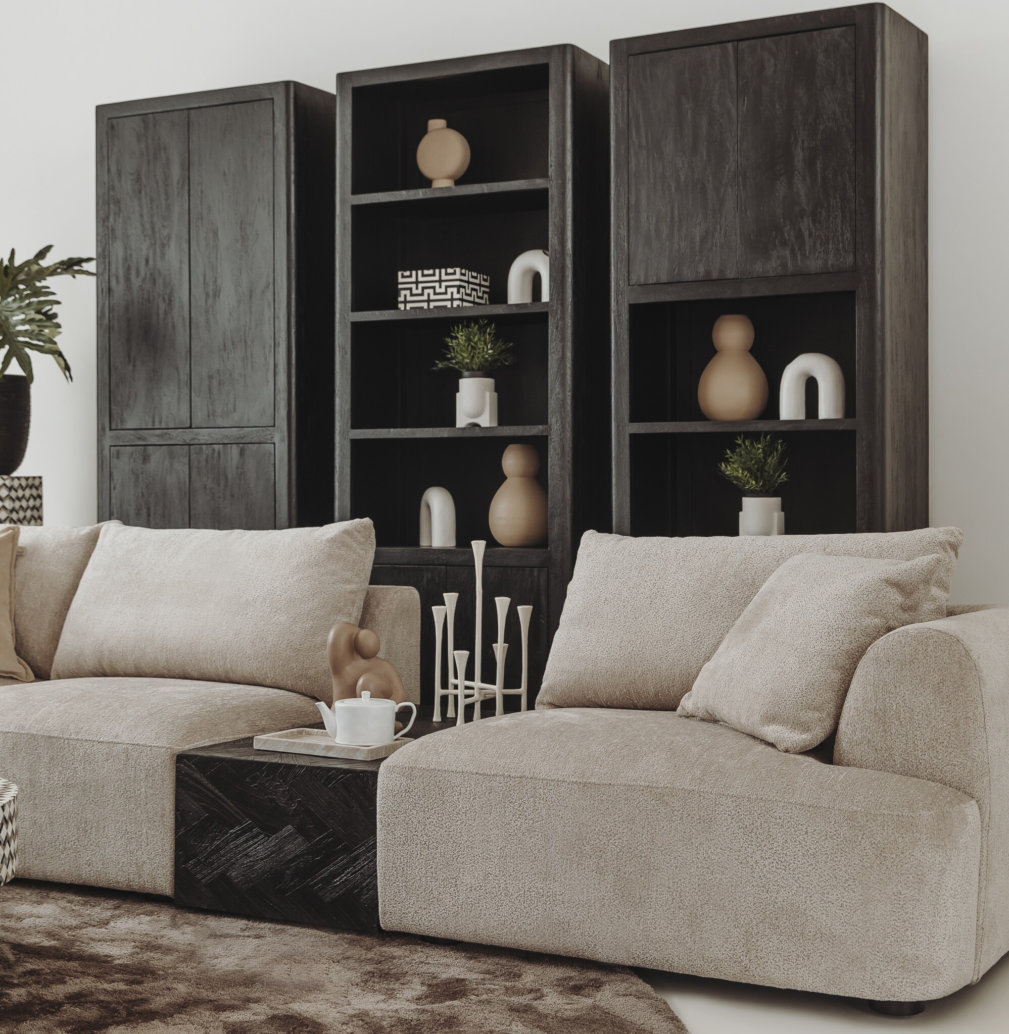 Kast Tenna modulair 4 deurs – 80 cm - Gratis thuisbezorgd - De Woon Winkel