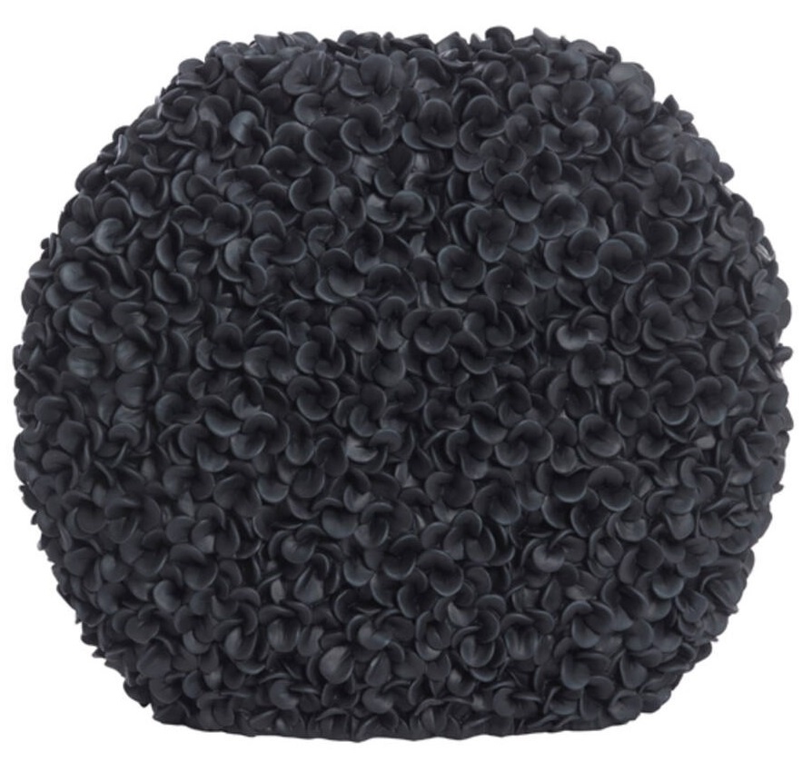 Vaas 52x23x46,5 cm PHYLIA mat zwart - Gratis thuisbezorgd - De Woon Winkel