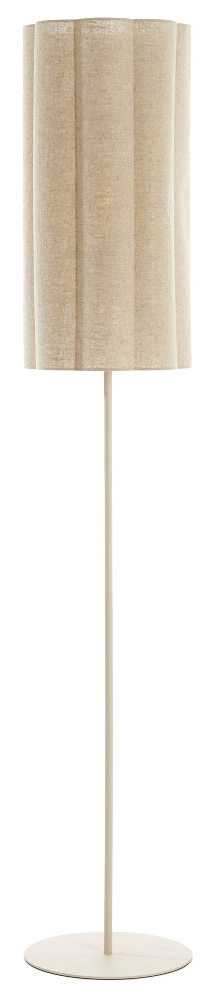 Vloerlamp Ø30x165 cm FRINGE naturel+crème - Gratis thuisbezorgd - De ...