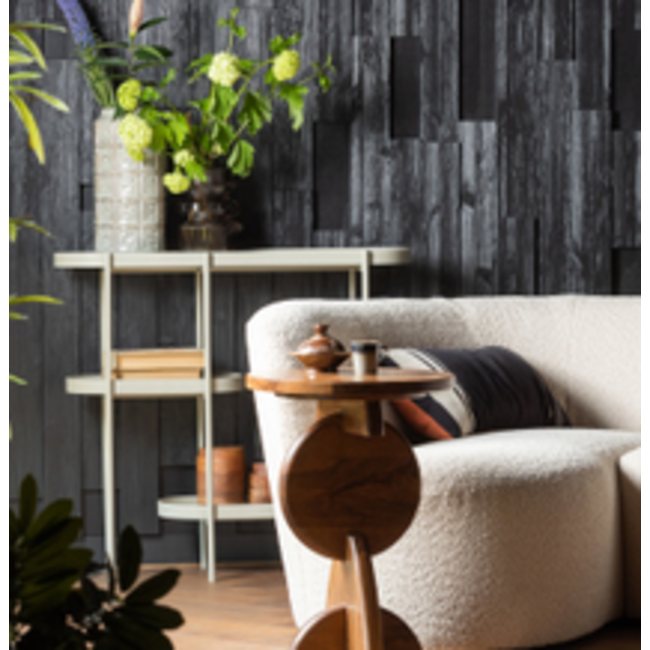 Noan Sidetable Hout/metaal Antique Beige - Gratis thuisbezorgd - De ...