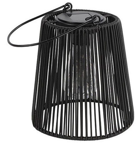 Lantaarn LED solar Luana L naturel S - De Woon Winkel