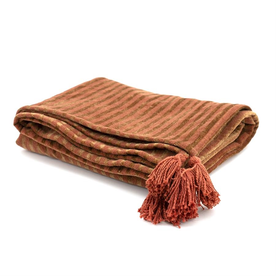 Plaid Sirun - terracotta - De Woon Winkel