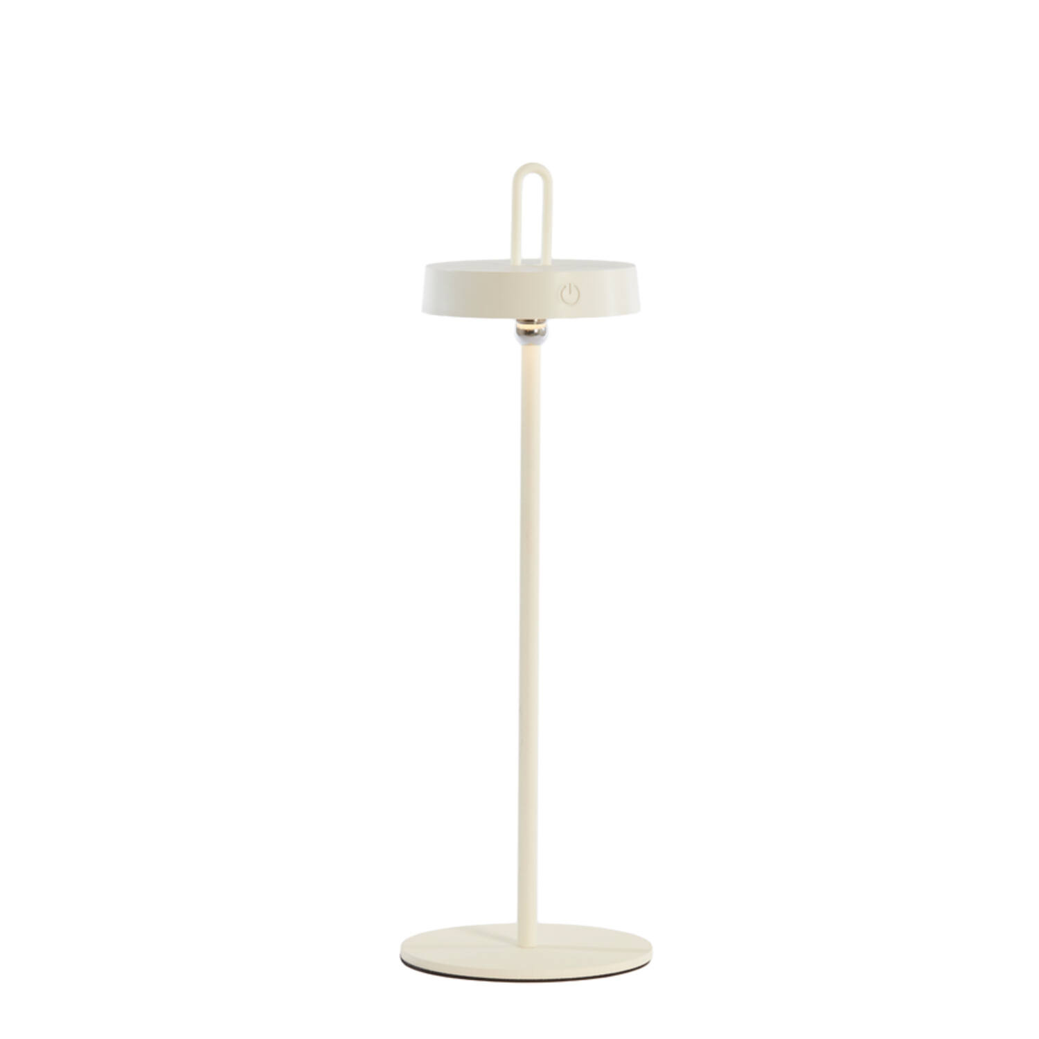 Tafellamp LED Ø13x47 cm AMPEHA crème - De Woon Winkel