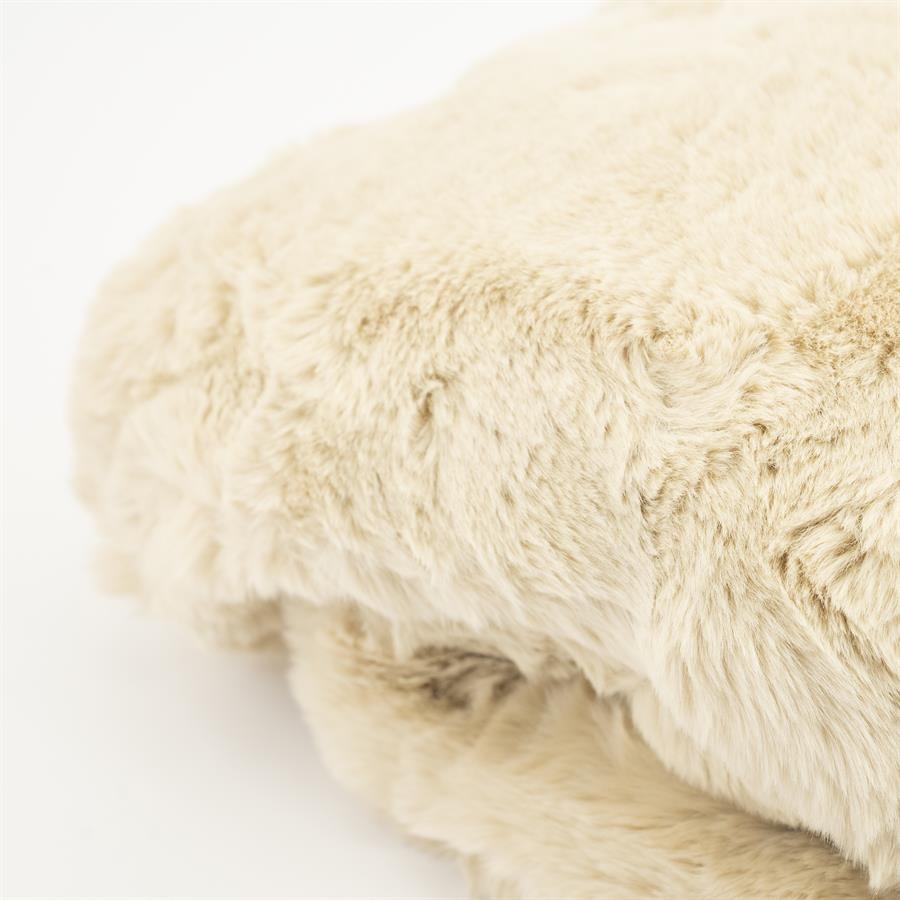 Plaid Mosa - beige – Gratis thuisbezorgd - De Woon Winkel