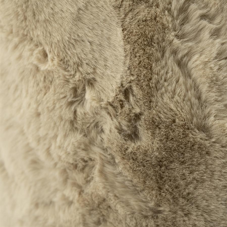 Poef Mosa - beige – Gratis thuisbezorgd - De Woon Winkel