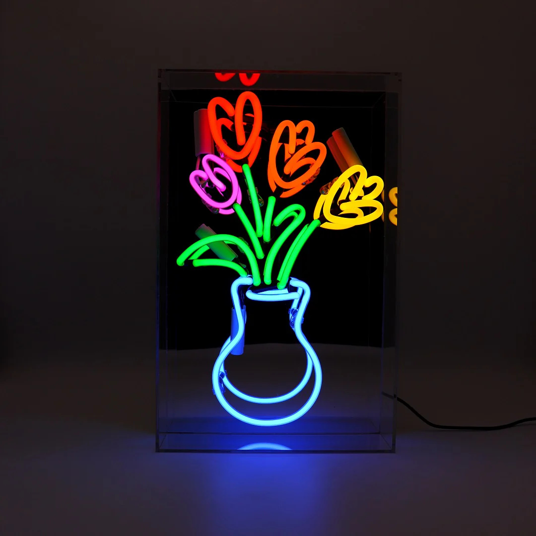 Neon lichtbord Tulpen - De Woon Winkel