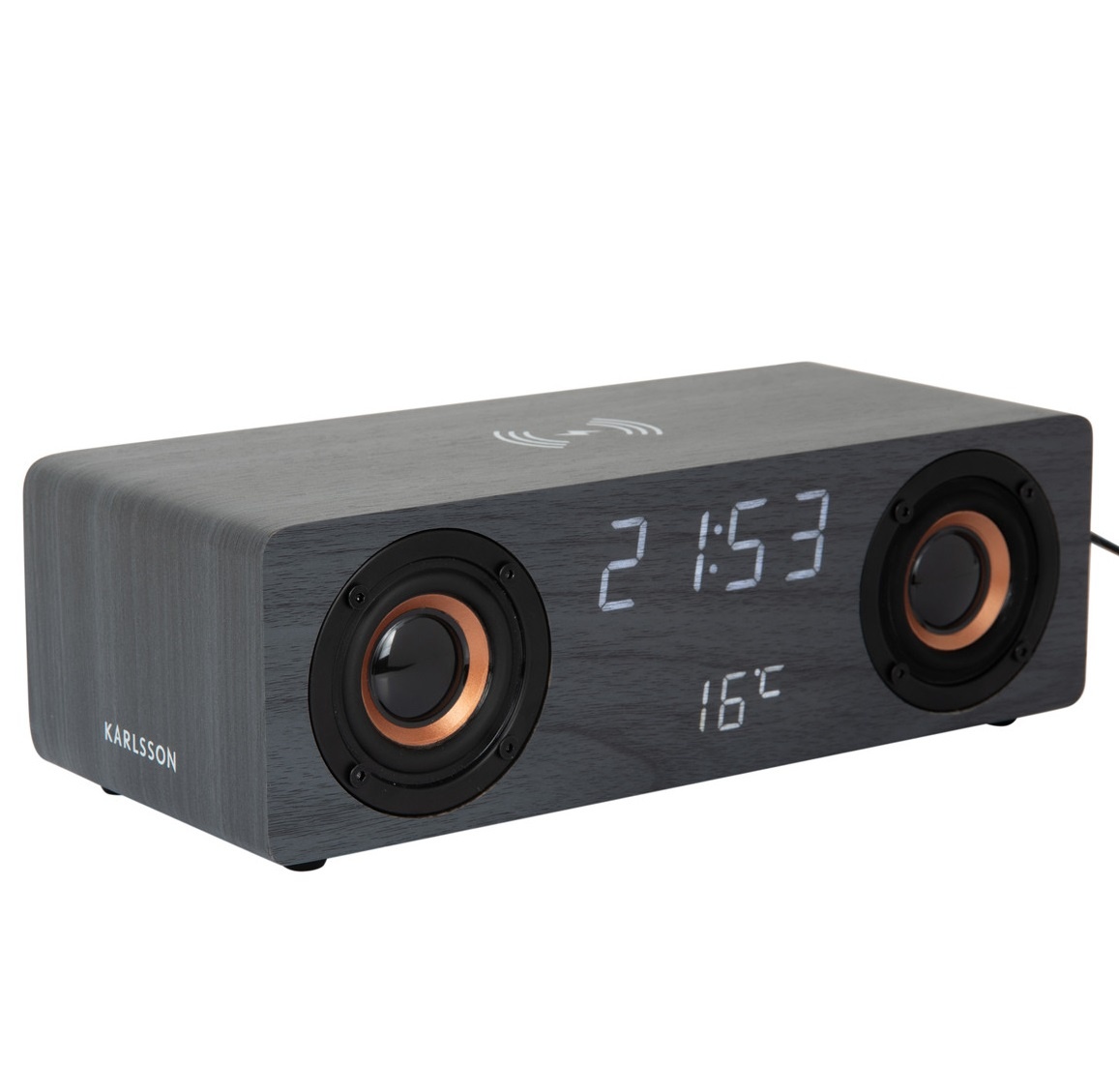 Wekker Classic BT speaker Radio met telefoonoplader - Gratis bezorgd ...