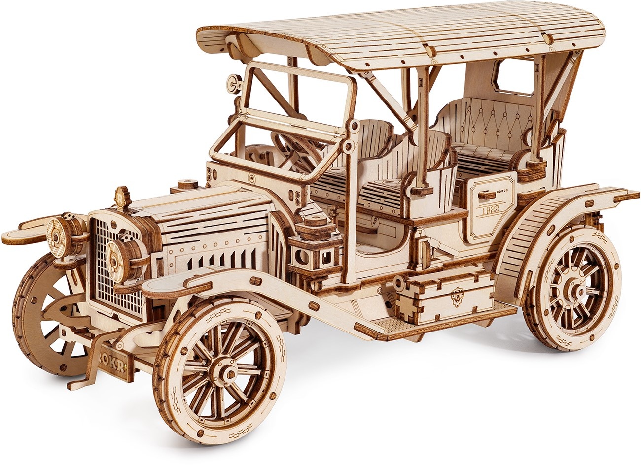 Houten Bouwpakket Vintage / Classic car - De Woon Winkel