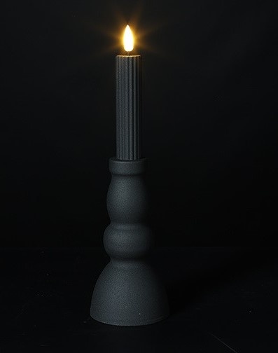 Kaars LED Tabe L zwart - De Woon Winkel