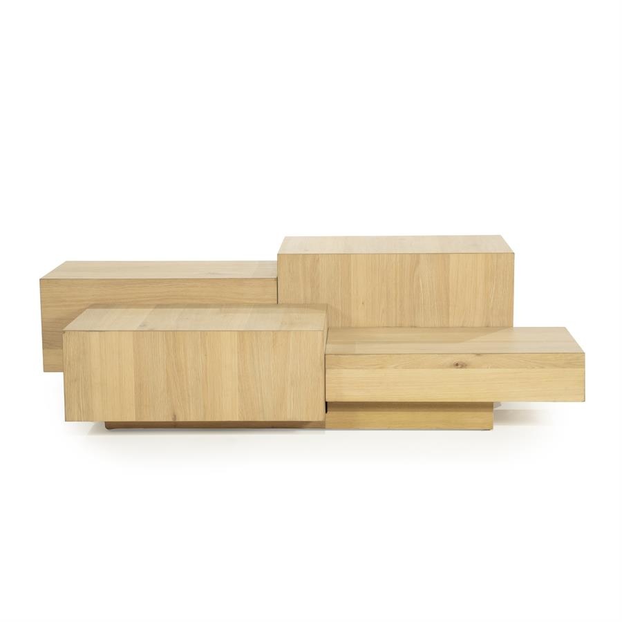 Salontafel Quinten rechthoekig - naturel - Gratis thuisbezorgd - De ...