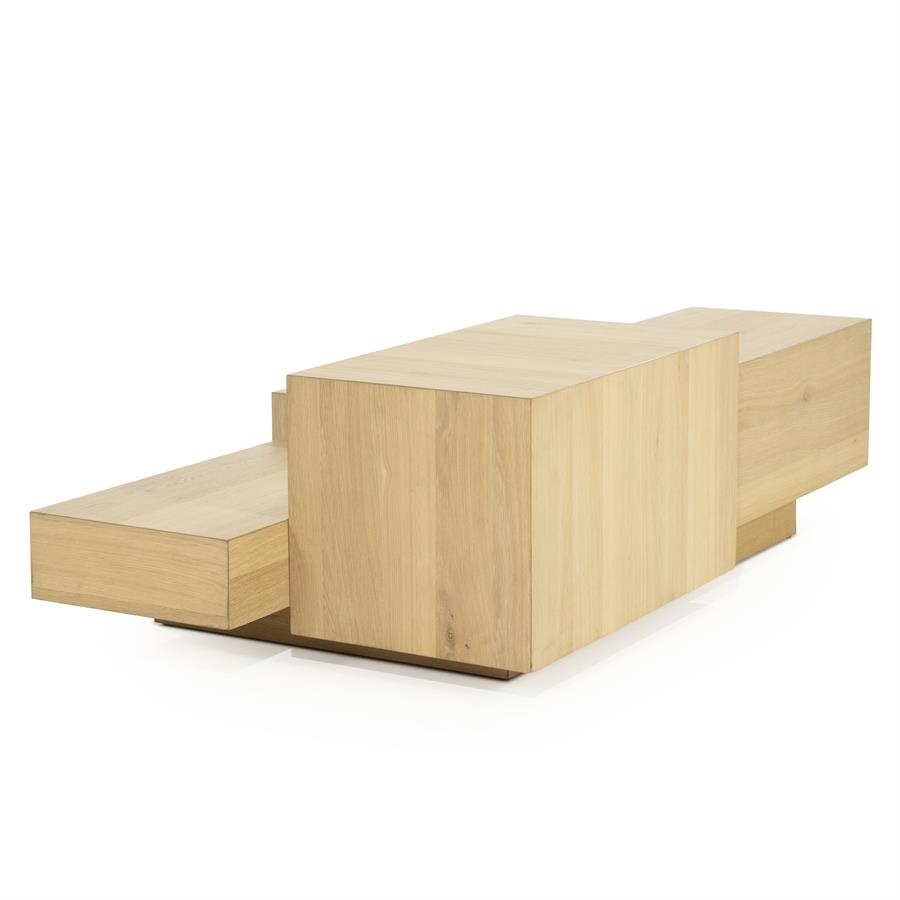 Salontafel Quinten rechthoekig - naturel - Gratis thuisbezorgd - De ...