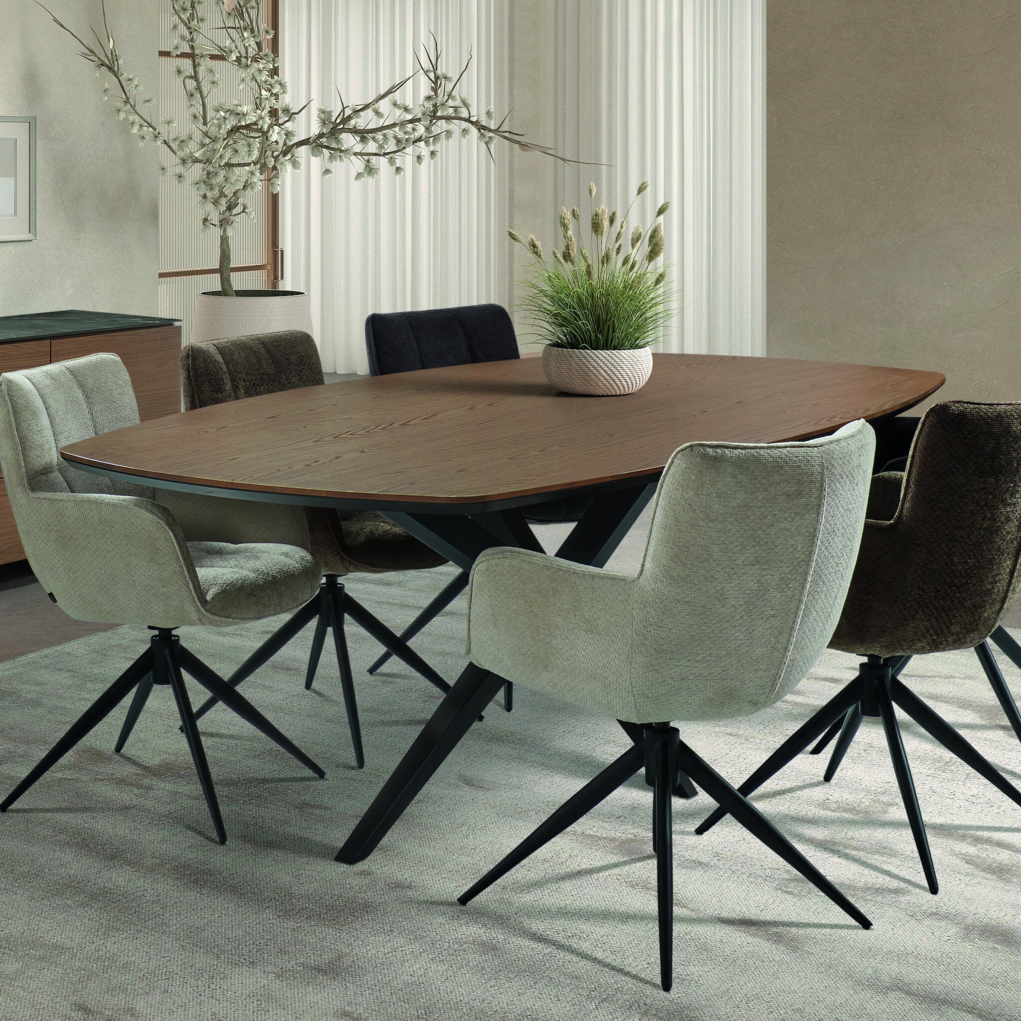 Eettafel Wellington Deens Ovaal Lamulux - Gratis thuisbezorgd - De Woon ...