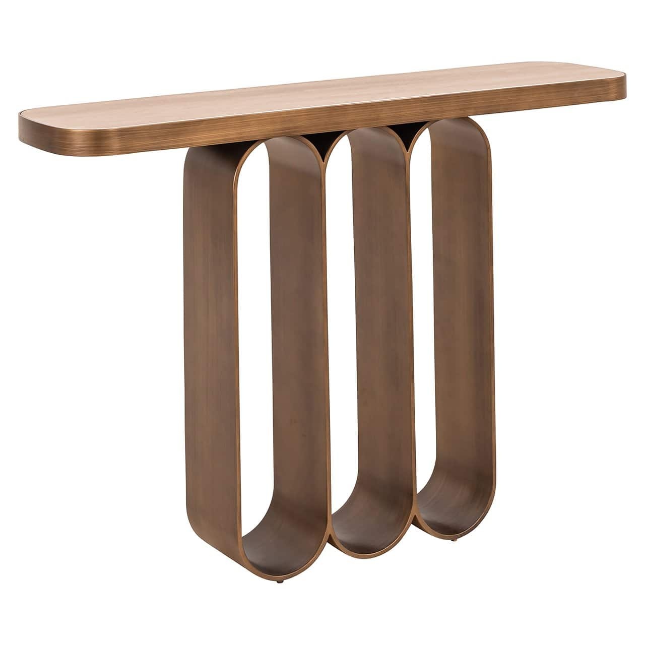 Wandtafel Locarno geborsteld Goud - Gratis thuisbezorgd - De Woon Winkel