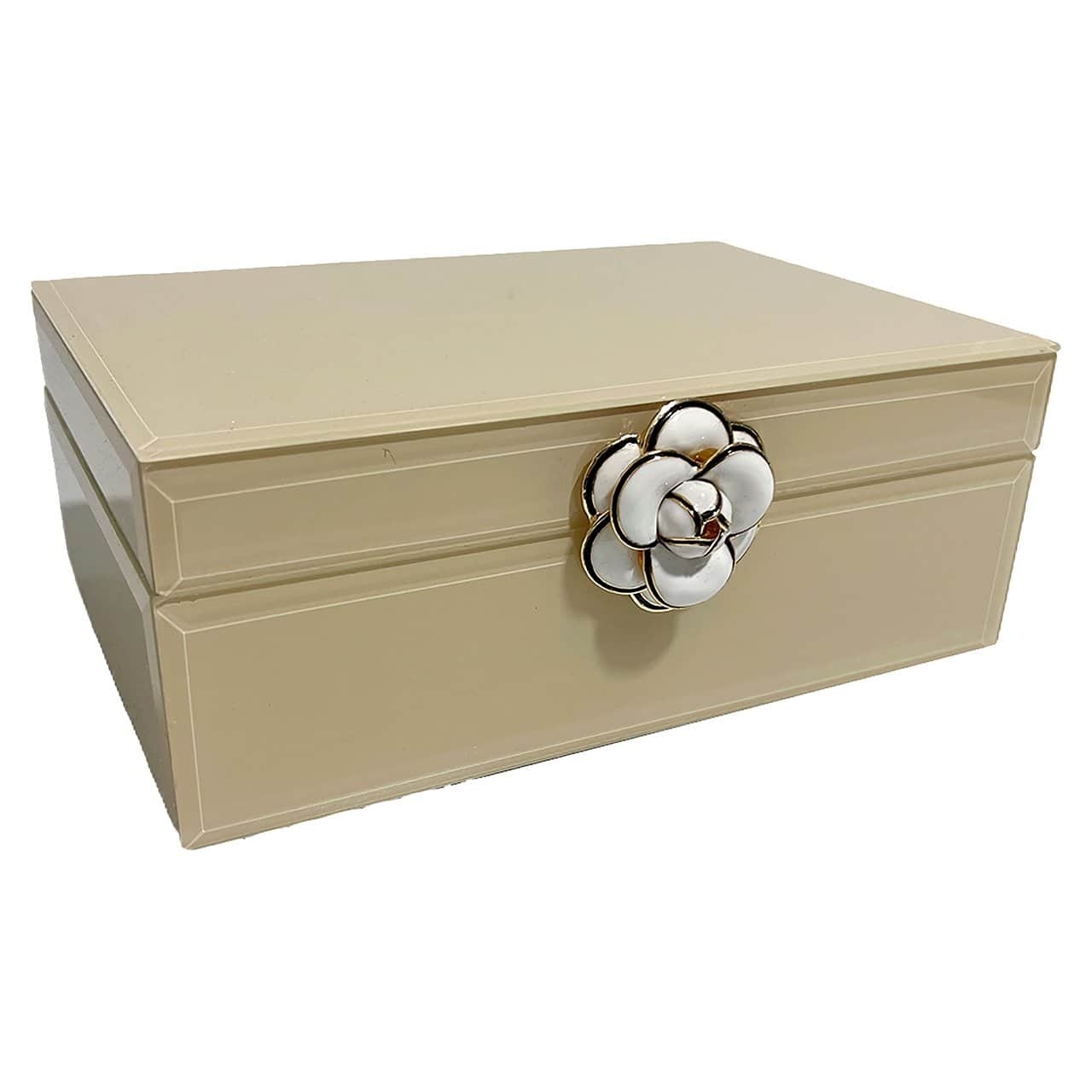 Opbergbox Abbey groot Ivory - De Woon Winkel