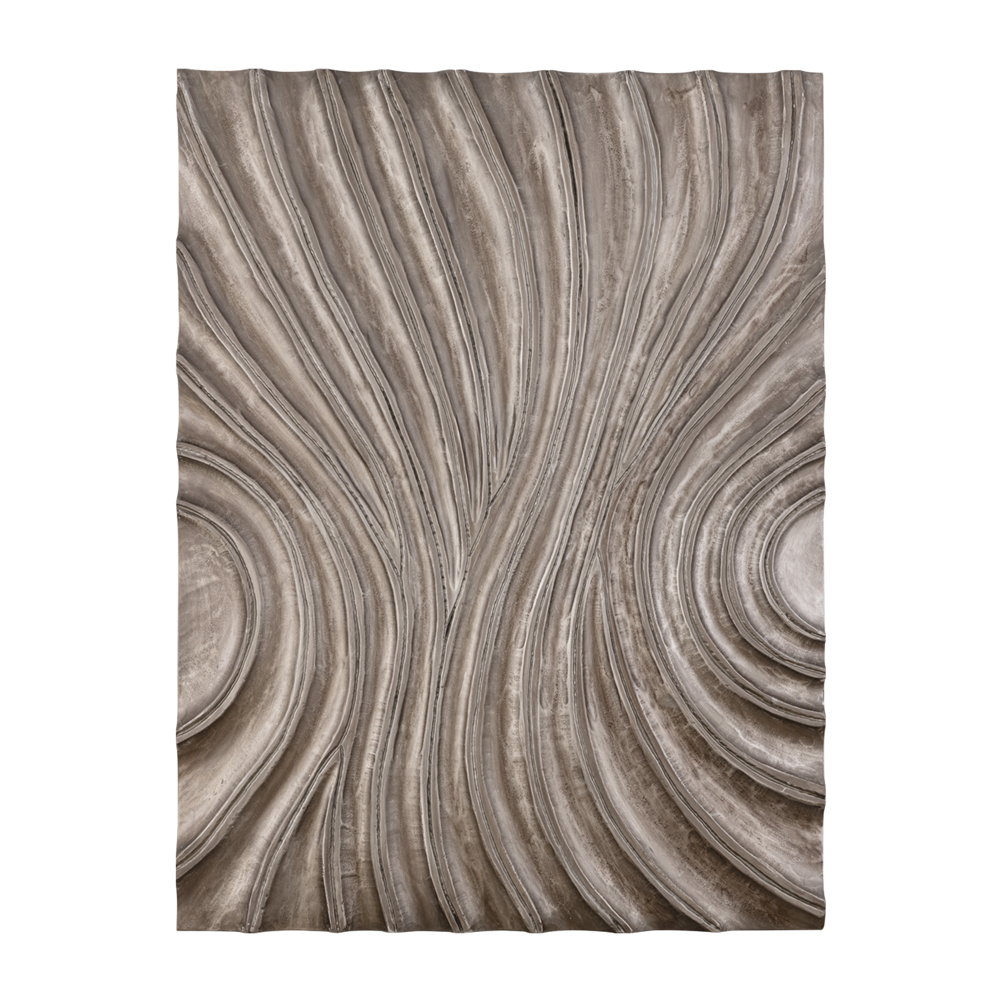 Wandpaneel Reddie Bruin glanzend MDF golvend M - Gratis bezorgd - De ...