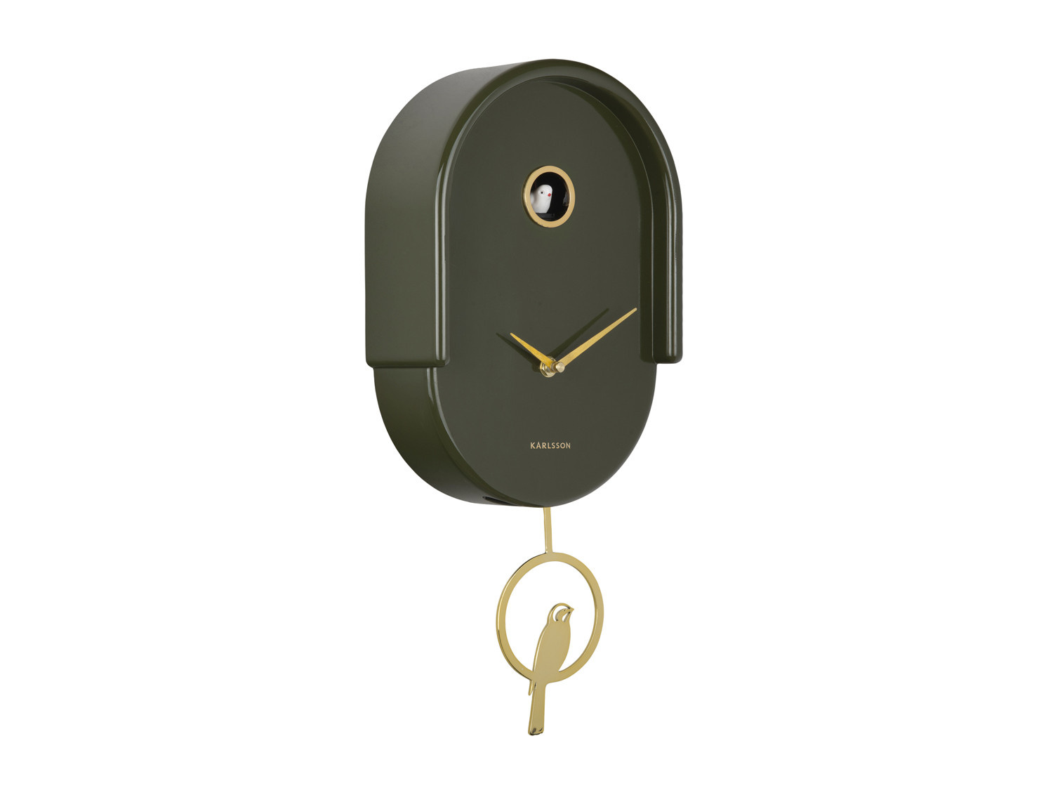 Wandklok tweet luxury groen - Gratis thuisbezorgd - De Woon Winkel