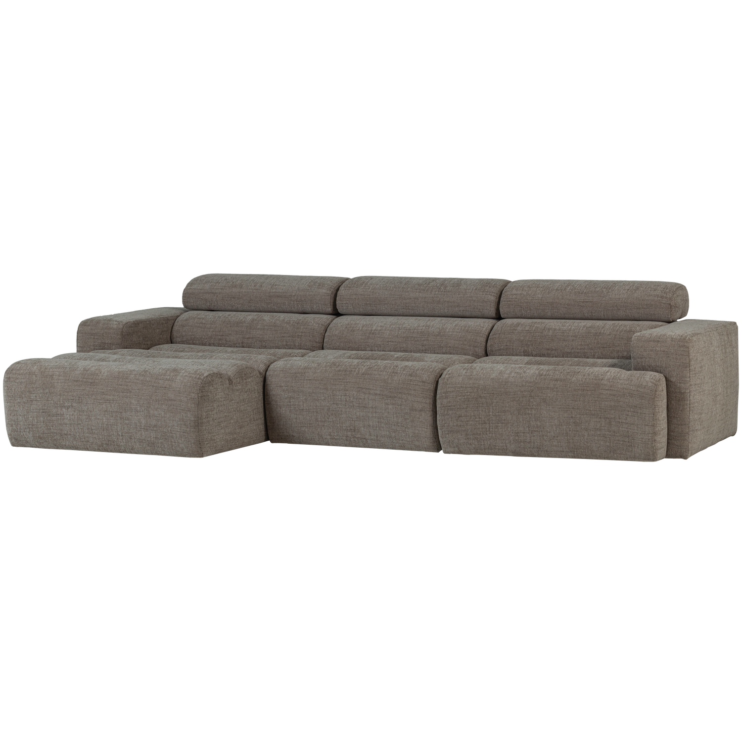 Novi chaise longue bank links grijs melange - Gratis thuisbezorgd - De ...
