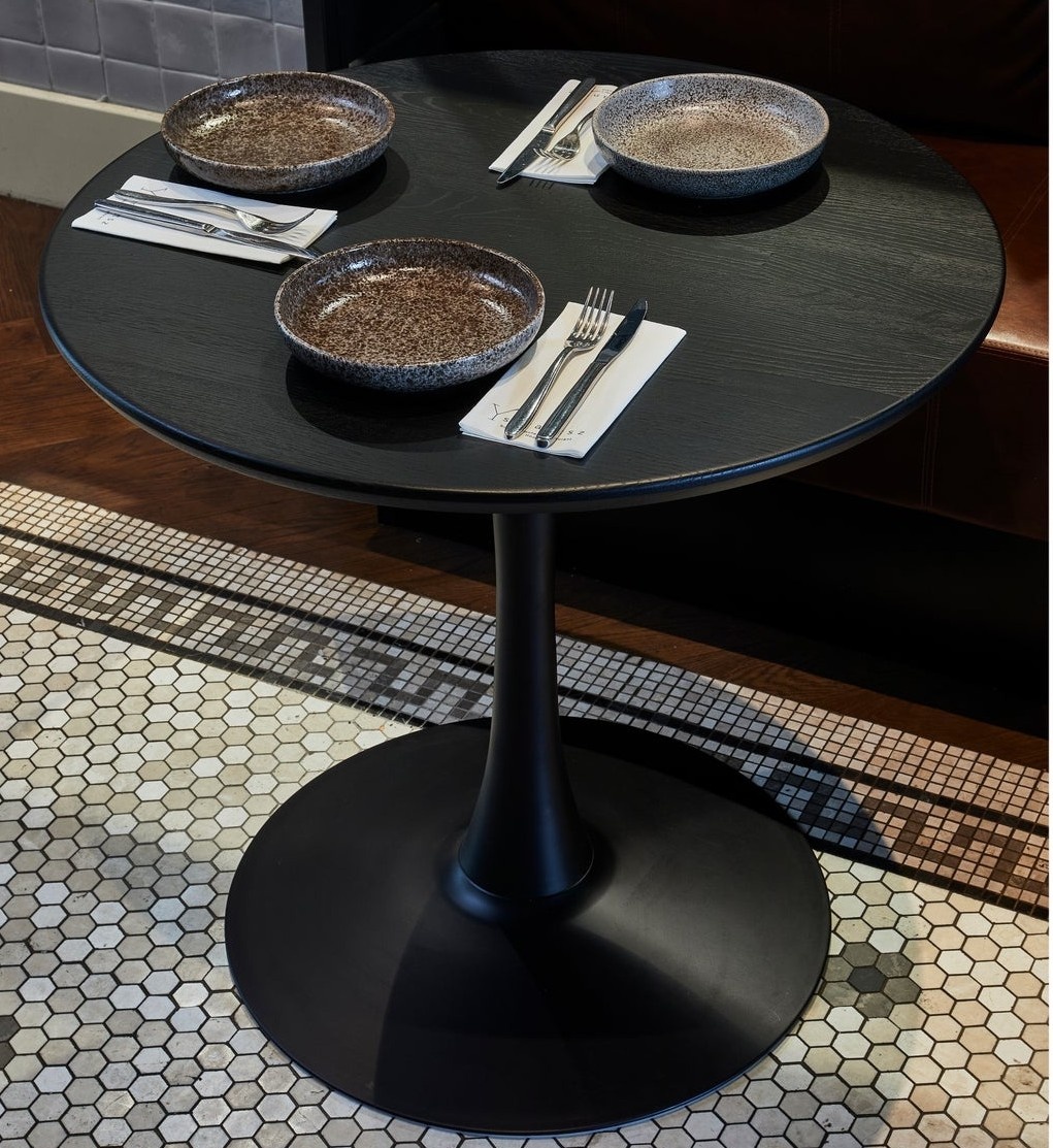 Tablo eettafel rond vingerlas o80cm blacknight [fsc] - Gratis ...