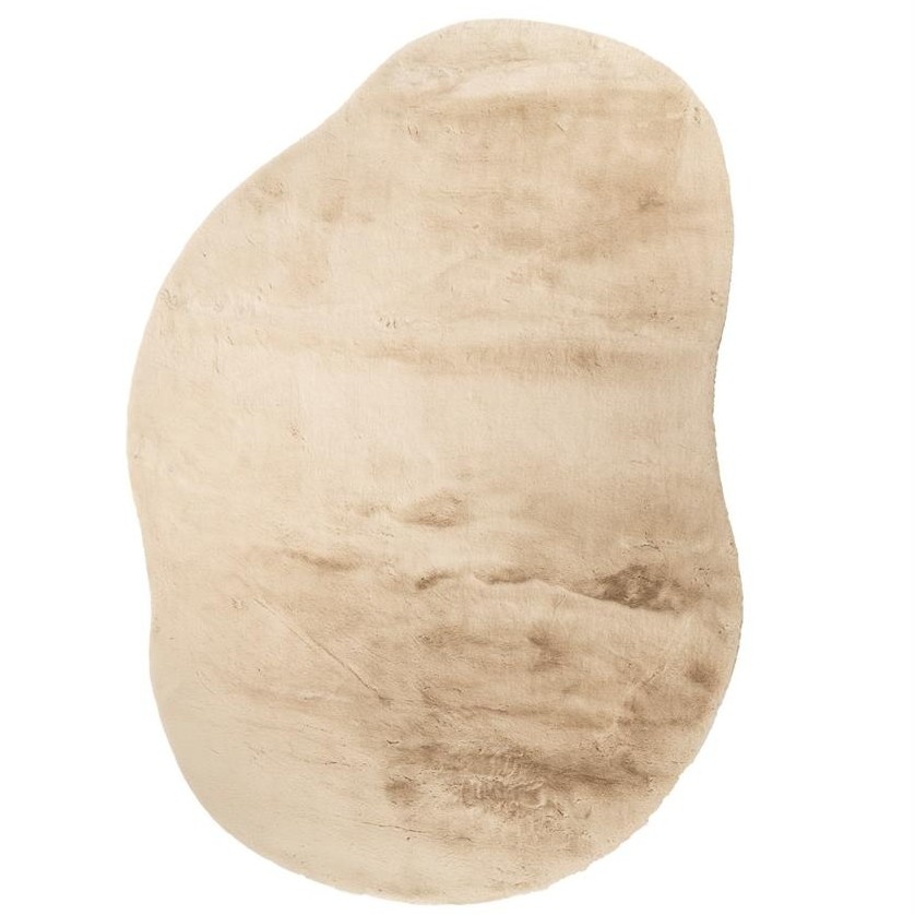 Vloerkleed Zena Organic 300x230 cm – Beige | By-Boo - De Woon Winkel